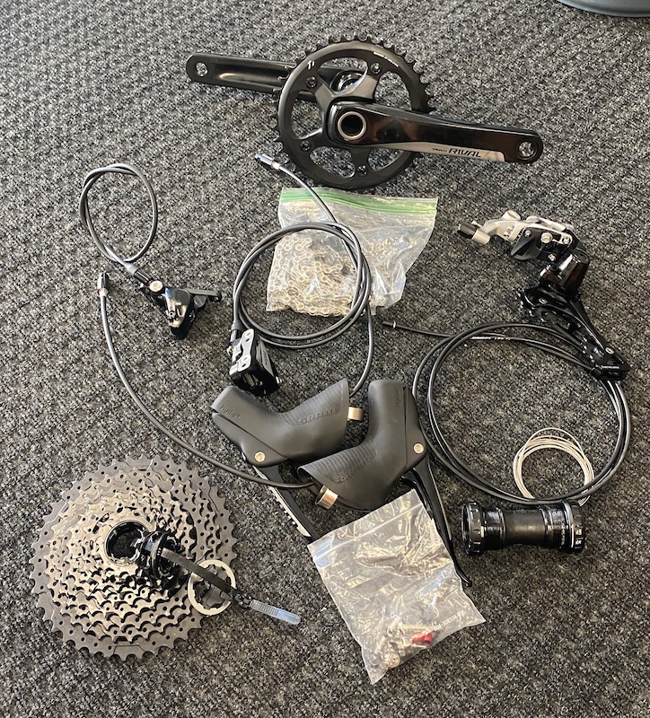 2022 NEW SRAM Rival HRD 1x Gravel Groupset For Sale