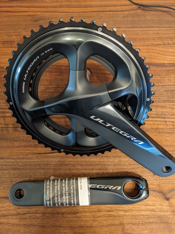 New Shimano Ultegra Crankset FC-R8000 52/36T 172.5mm For Sale