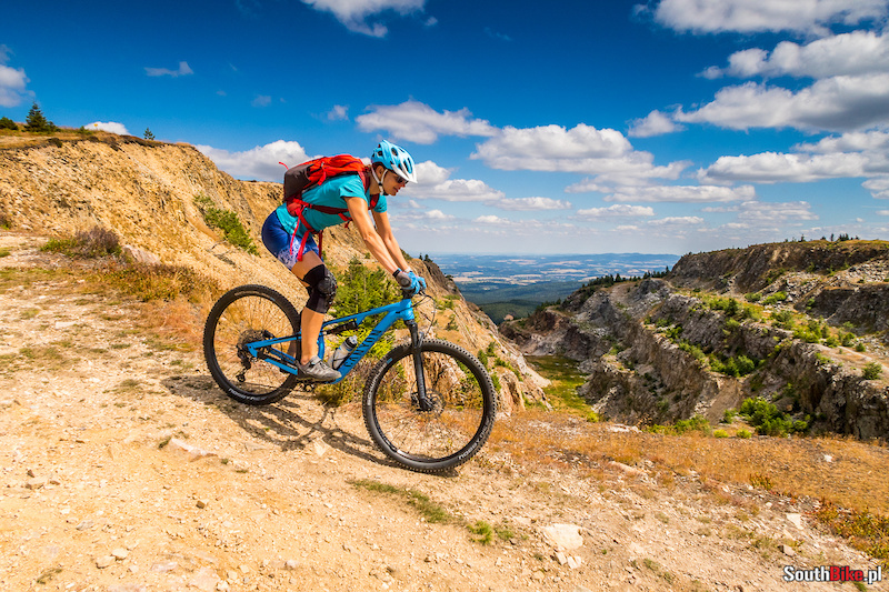 Justyna at singletrack szklarska in Szklarska Poręba, Poland - photo by ...