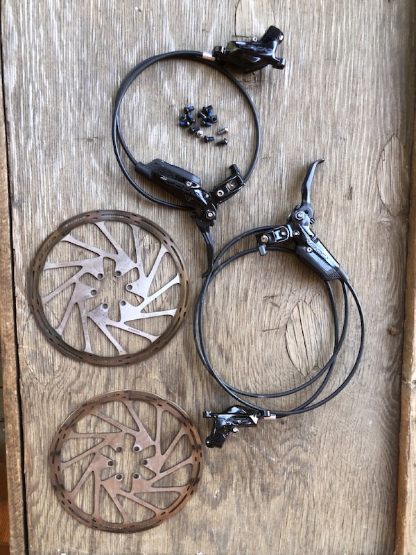 2022 SRAM Code RSC + 200mm Rotors For Sale