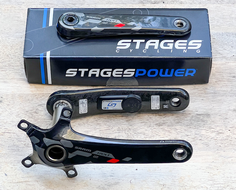 2022 Stages Gen 3 SRAM Red Power Meter 172.5 110 For Sale