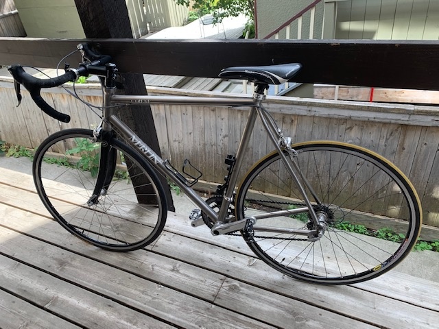 Merlin Cyrene 58 cm Titanium Ultegra For Sale