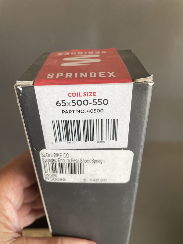 2021 Sprindex Enduro Spring 65mmx 500-550lb For Sale