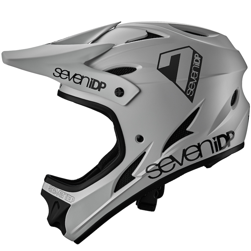 2022 7iDP Seven iDP M1 Full Face MTB Helmet Grey Large BNIB For Sale