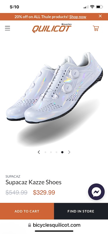 2022 Supacaz cycling shoes sz 42.5 For Sale