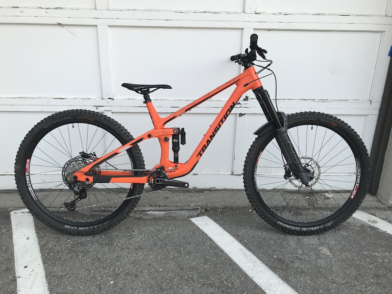 2022 Transition Spire XT Build, Size XL, Orange For Sale