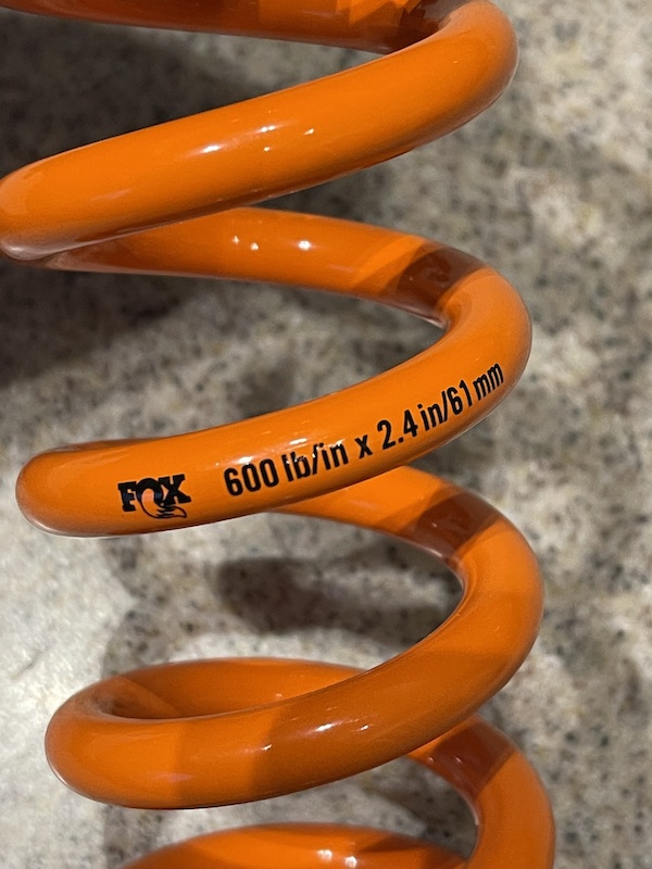 2022 Fox SLS 600 lb/in x 2.4 in / 61 mm For Sale