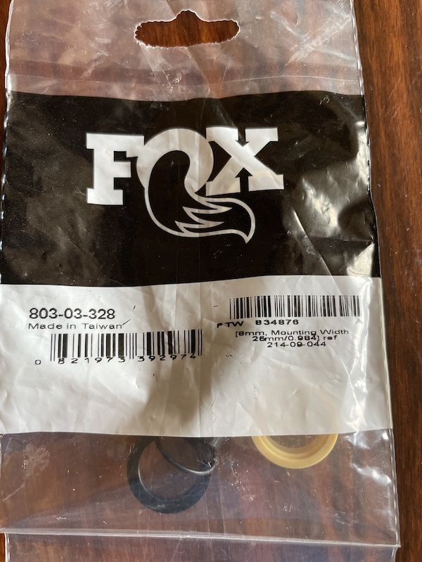 Fox Mounting Hardware - 9 Piece, 8mm x 25mm For Sale