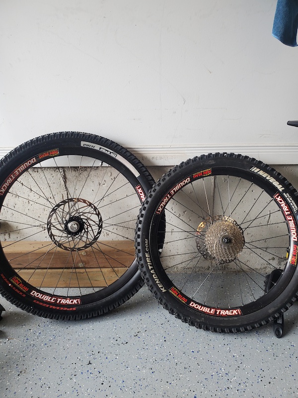 2004 Double Track Mullet 26/24 wheelset *Mint*New tires* For Sale