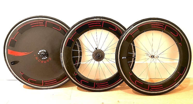 2014 HED Jet 90 Wheelset and Disk Race Wheels For Sale