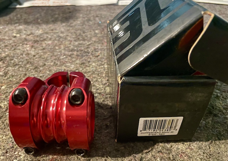 2022 DEITY COPPERHEAD STEM “RED” For Sale