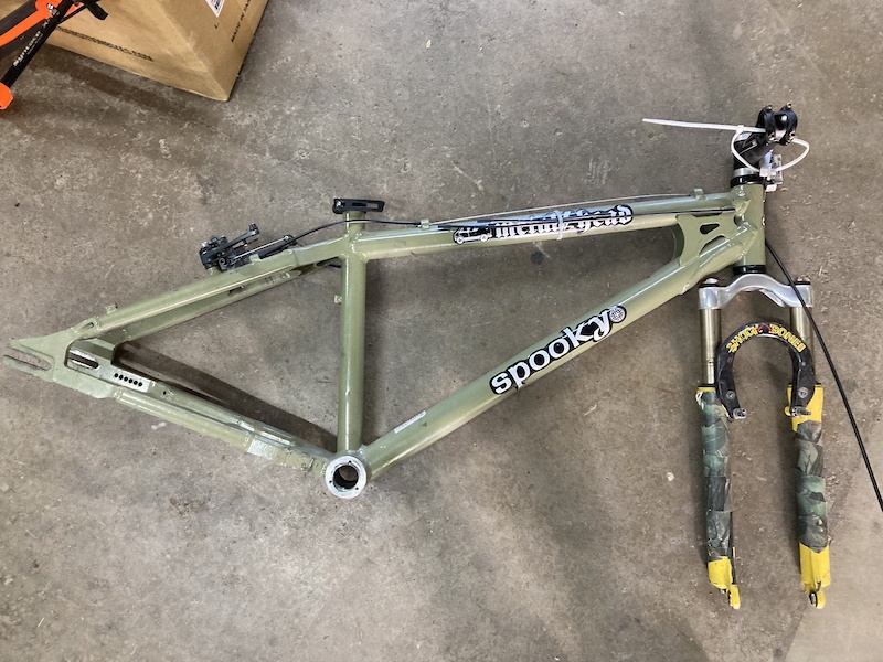 Late 90's Spooky Metal Head Frame/Fork For Sale