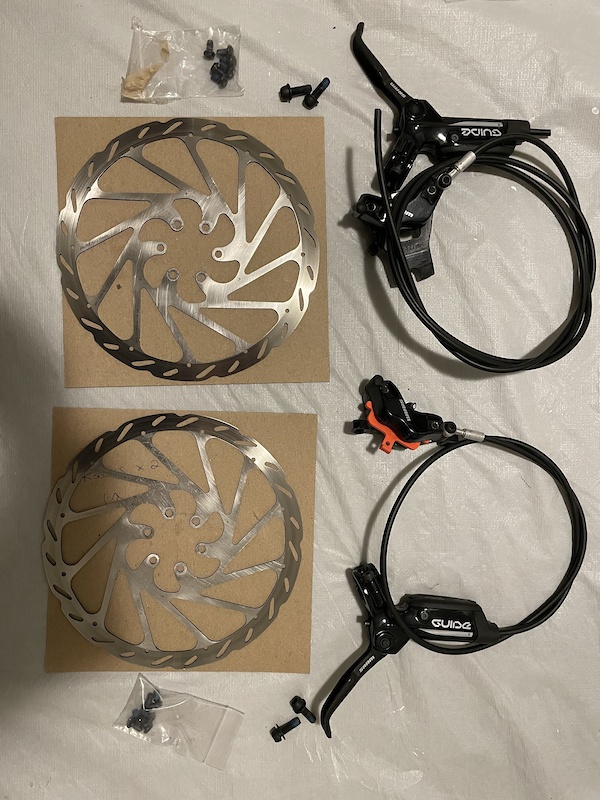 2022 SRAM Guide T brakes and rotors For Sale