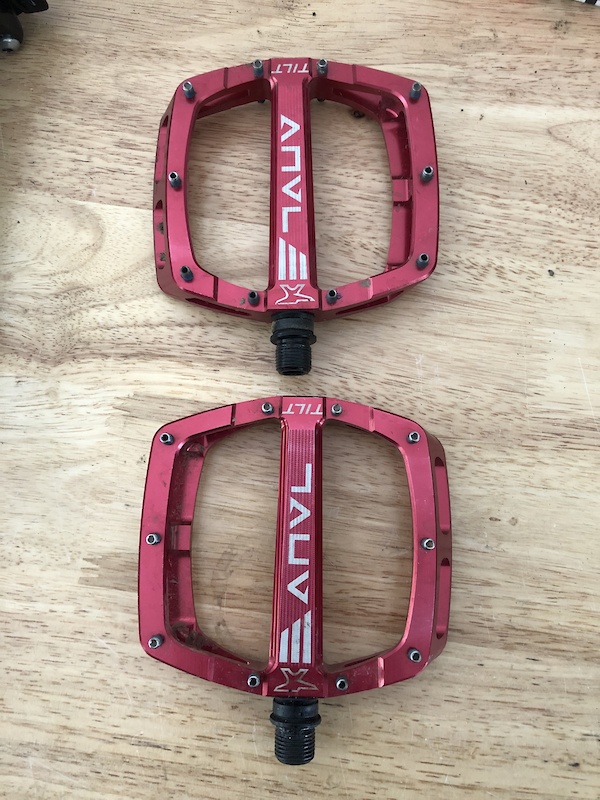 2022 Anvl Transition Tilt Pedals V3 - Red For Sale