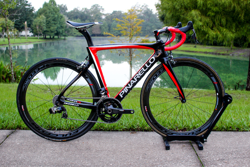 2015 Pinarello Dogma F8- Race Wheels- RED Etap! - 15lbs For Sale
