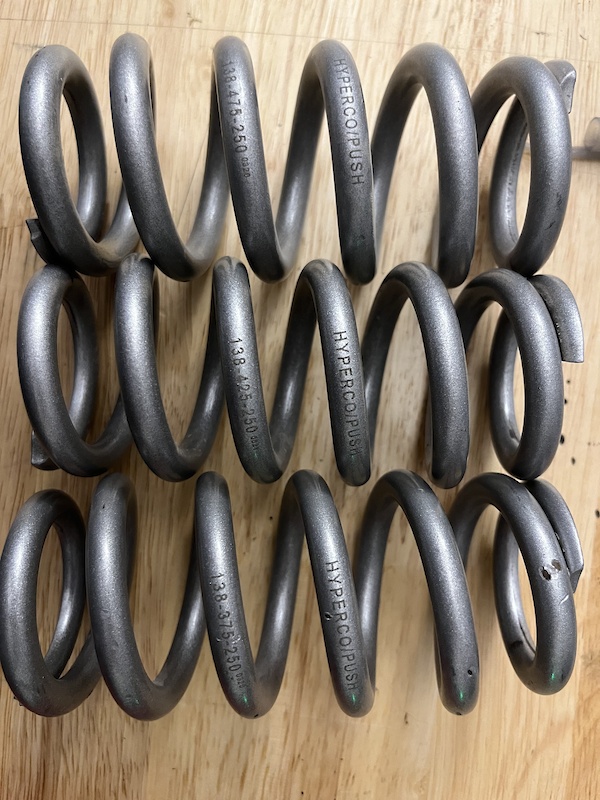 2020 Push industries 250 series springs - 375# For Sale