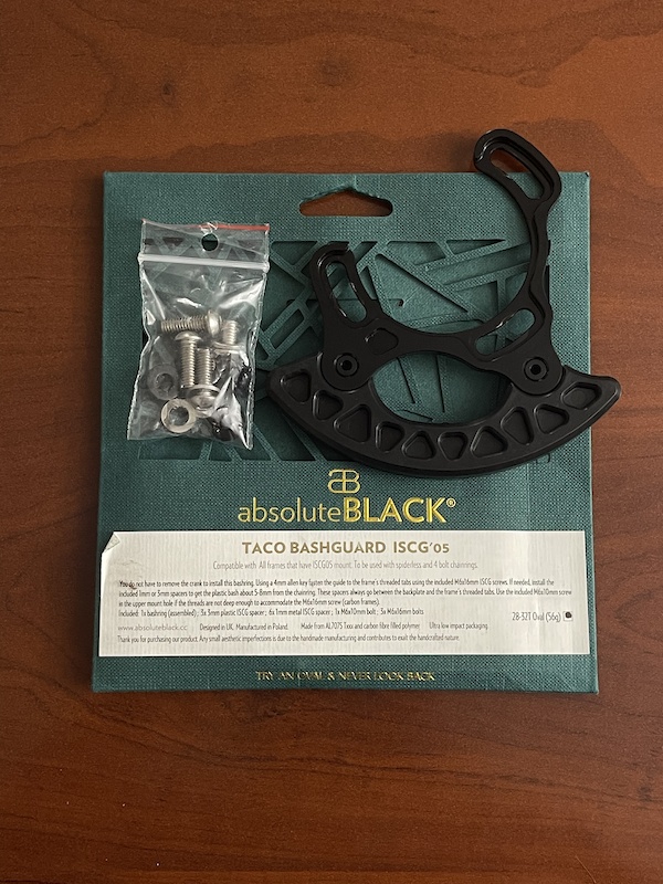 2022 Absolute Black Taco Bash Guard ISCG-05, 28-32T Oval For Sale