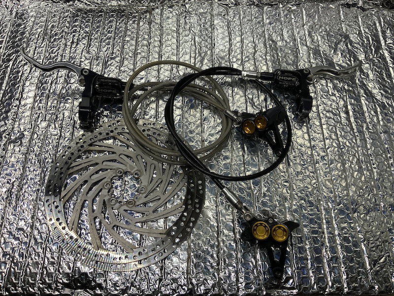 2003 Hope mono m4 brake set 200/180mm disc For Sale