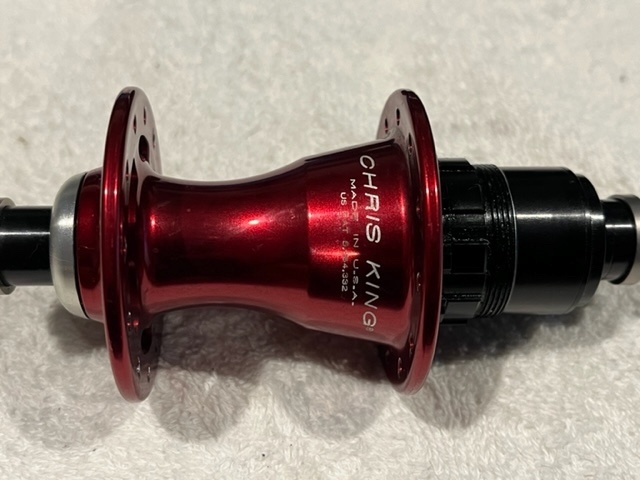 Chris King R45 Rear Hub Red 24 Hole Rim XDR For Sale