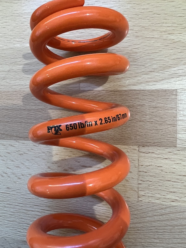 2022 Fox SLS 650lb 2.65in 67mm Spring For Sale