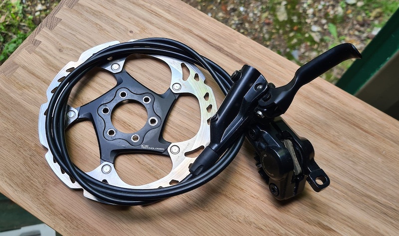 Shimano Deore rear brake + 165mm Floating rotor For Sale
