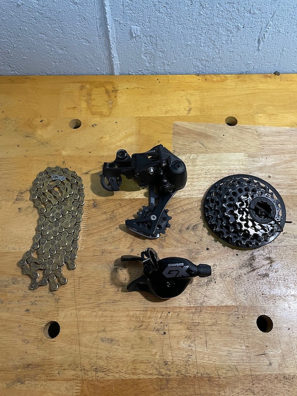 2020 Sram GX DH 7spd Derailleur/shifter/cassette/chain For Sale