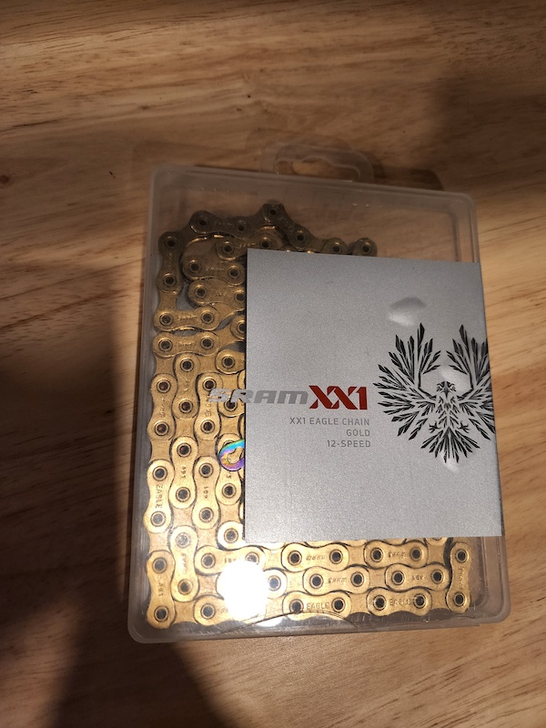 2022 New Sram xx1 12 speed chain gold For Sale