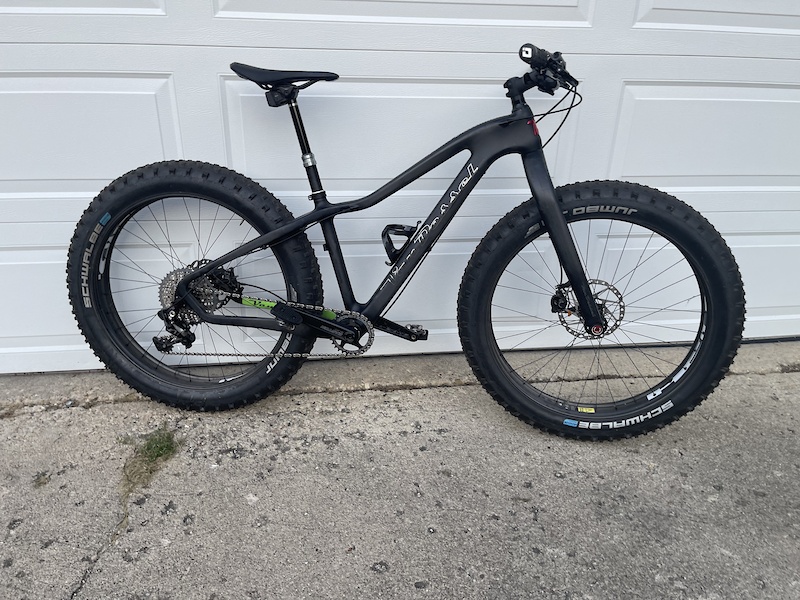 2020 Carbon fat bike and HED carbon wheels For Sale