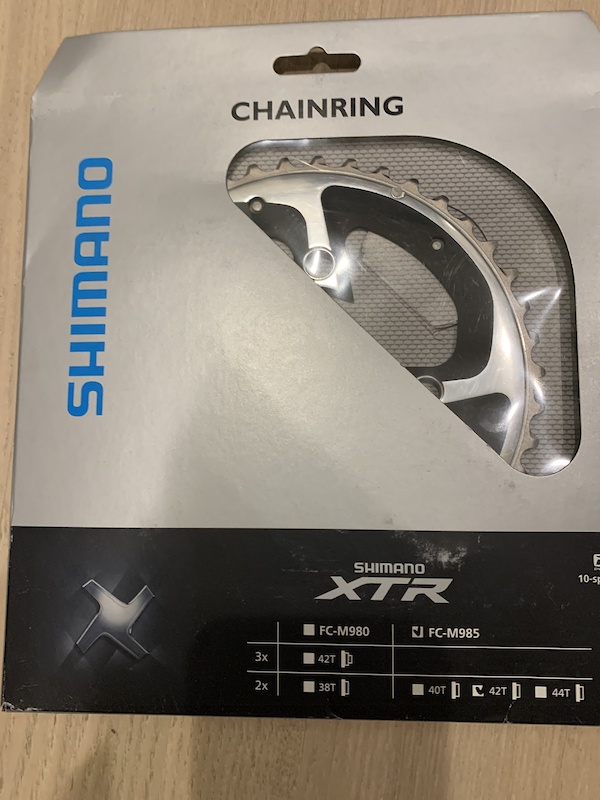 2017 Shimano XTR M985 chainrings For Sale
