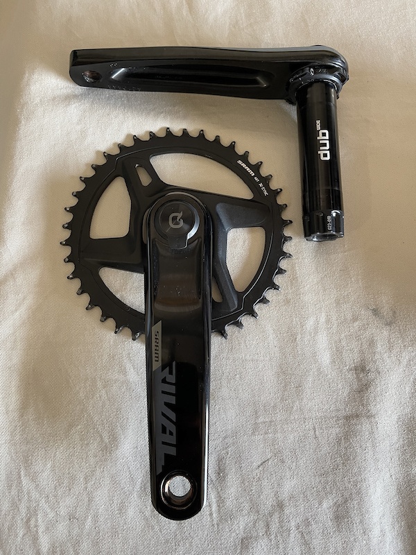 2022 SRAM Rival AXS 1X 165mm 40t Quarq PM wide For Sale