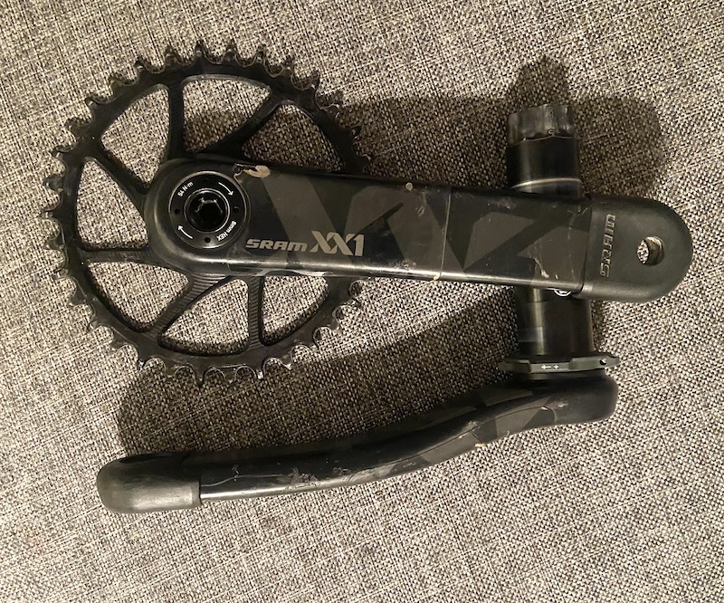 2018 Sram XX1 BB30/PF30 crankset 170mm + chainring For Sale