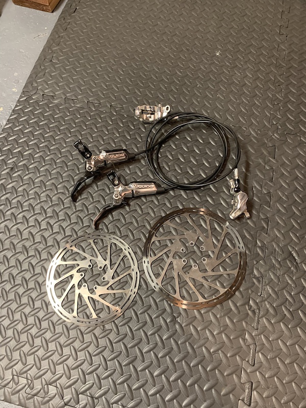 2020 Sram guide rsc polished/ 203-180mm rotors For Sale