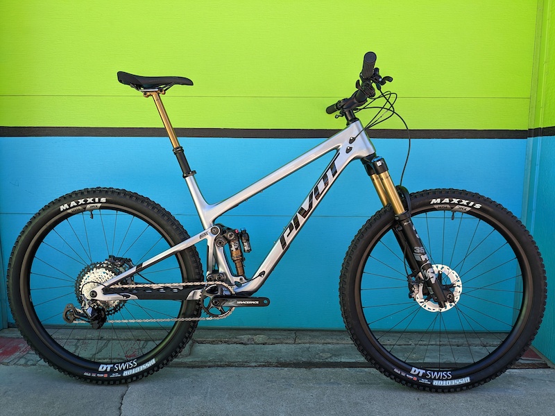 2023 New Pivot Trail 429 Enduro Pro XT/XTR Silver For Sale