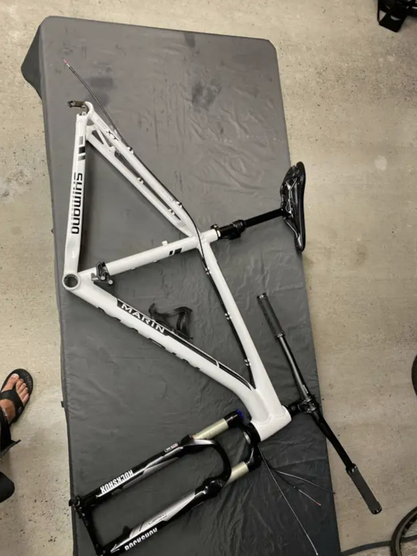 2016 Marin Nail Trail 7.7 Hardtail Frame + Rockshox Reba For Sale