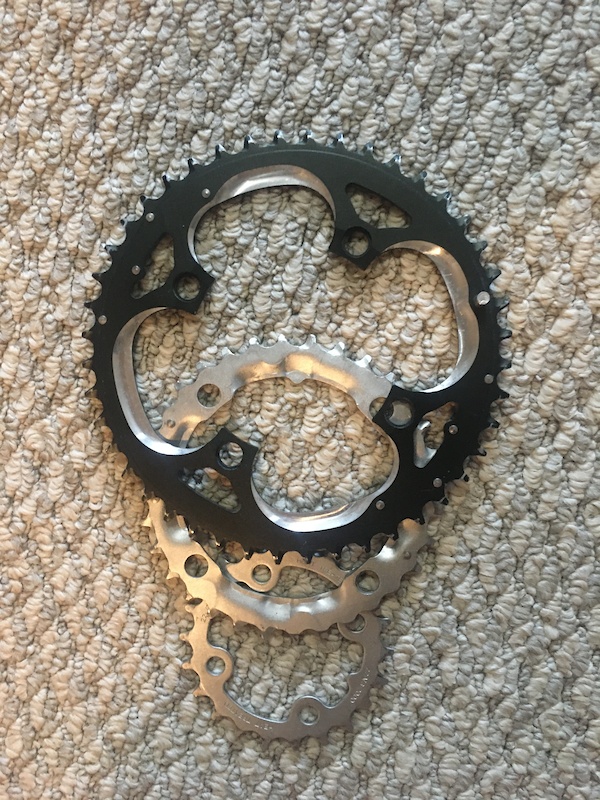 Bontrager triple chainrings. Like new For Sale