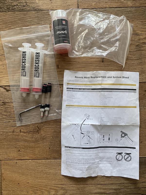 2022 Rockshox Reverb Bleed Kit, Brand New For Sale