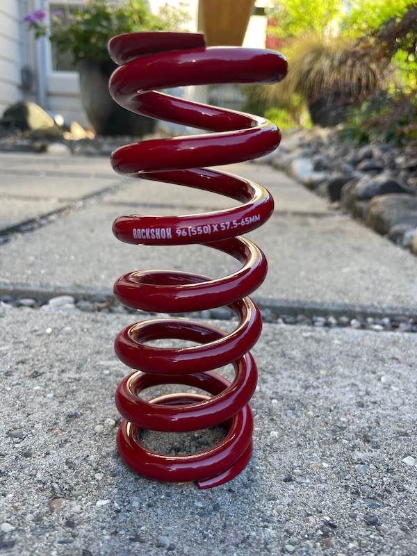 2021 RockShox 550 lb x 57.5 - 65 Red Spring For Sale