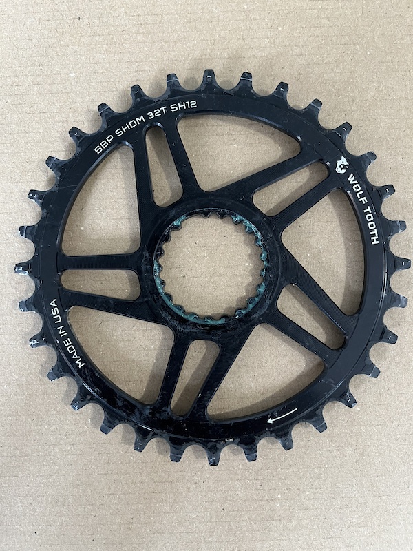 2021 Wolf Tooth Chainring 32T Shimano SUPER BOOST For Sale