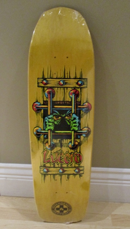 2014 nos john lucero x1 black label skateboard deck For Sale