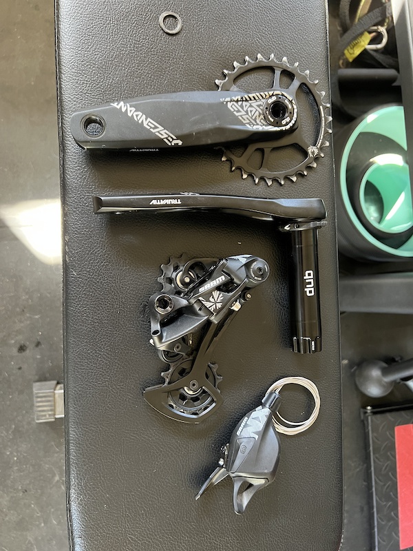 2022 SRAM NX 12 speed group set 165mm cranks For Sale
