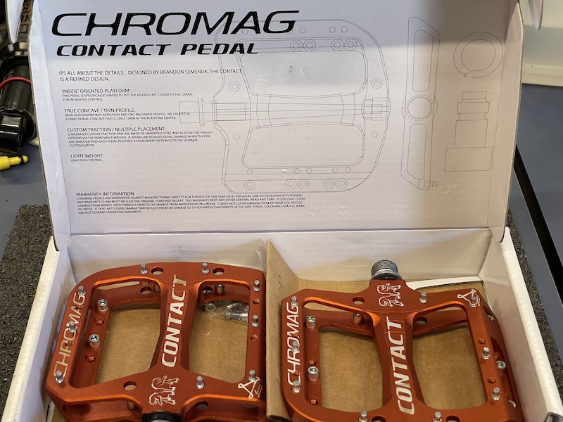 2022 Chromag Contact Pedals *Used 1 Ride* For Sale