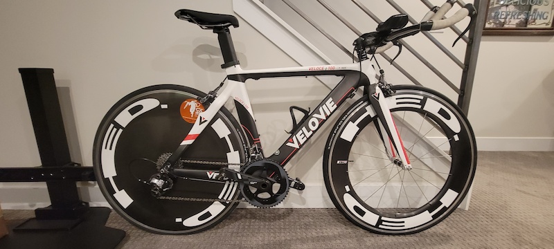 2015 51cm VeloVie Veloce 100 with HED Tubular Wheels For Sale