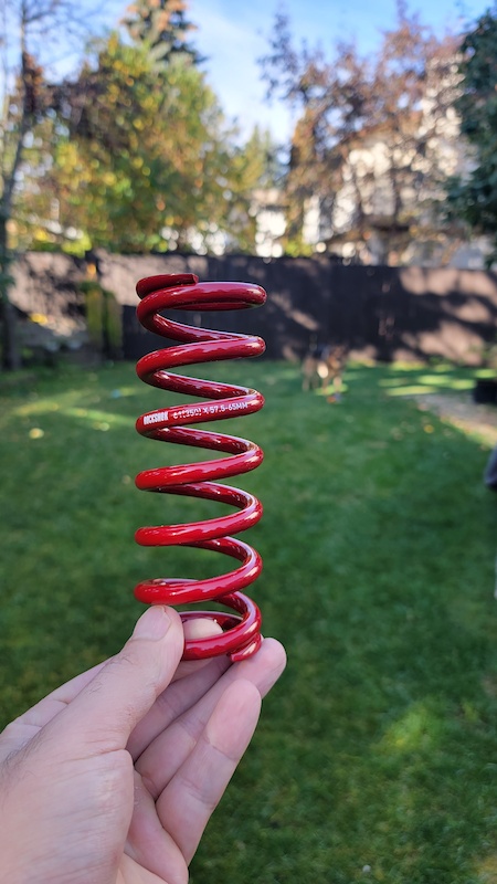 2022 Rockshox 57.5-65mm 350lb coils RED For Sale