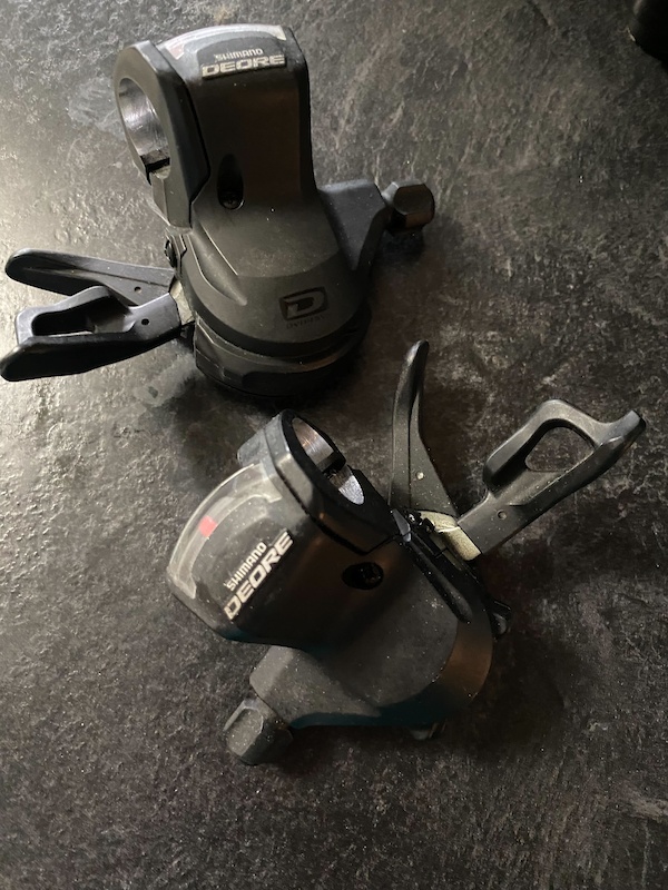 Shimano Deore 10-speed shifter set For Sale