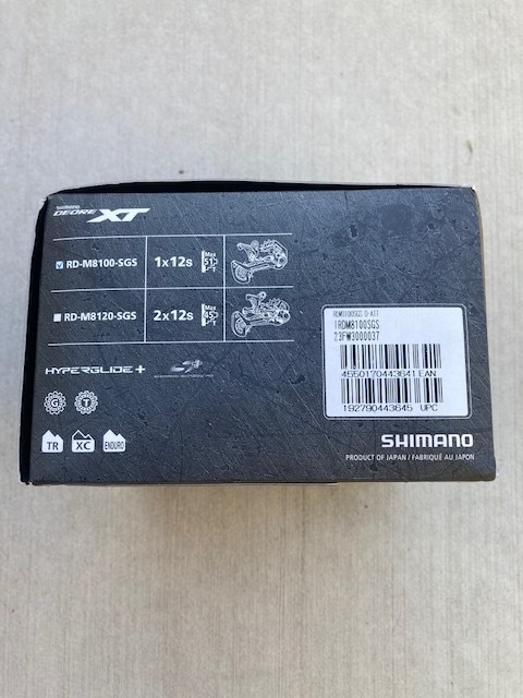 2022 Shimano XT RD-M8100-SGS Rear Derailleur 12-Speed For Sale