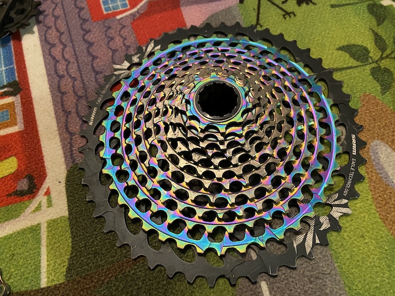 2021 Sram Eagle XX1 Rainbow cassette 10-50t EUC For Sale