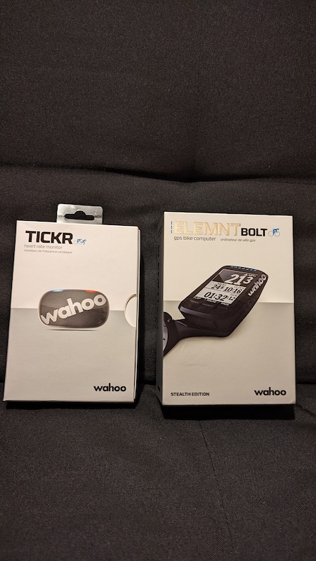 Wahoo Element Bolt Stealth Edition - Ticker HR For Sale