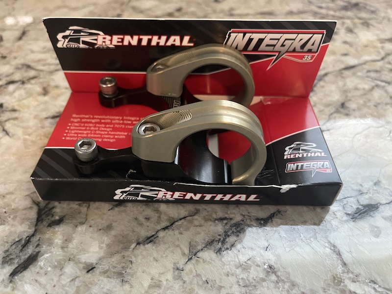 2021 NEW Renthal Integra35 Direct Mount Stem 45mm /+0mm For Sale