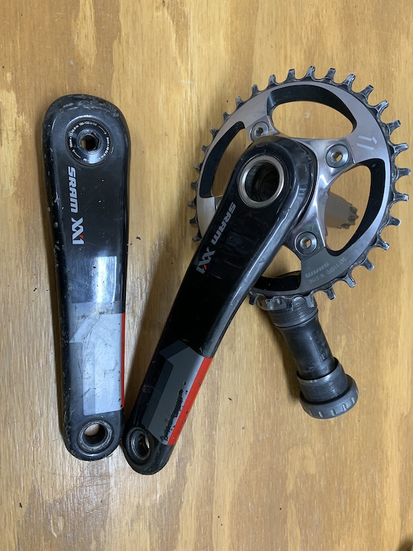 2015 Sram XX1 1x11 Cranks 175mm 168q-factor w/BB 76 BCD For Sale