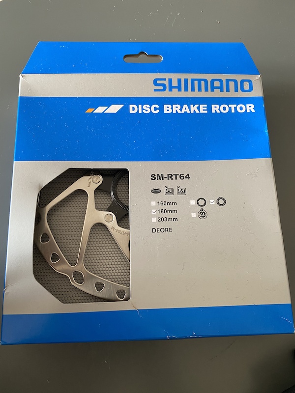 2022 Shimano SM-RT64 Centre Lock 180mm Brake Rotor For Sale